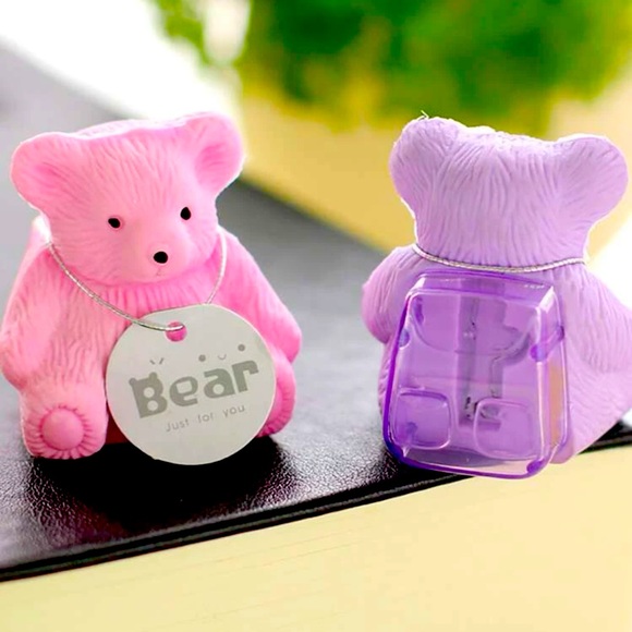 Other | 1pc 2 In 1 Bear Shaped Eraser With Sharpener | Poshmark